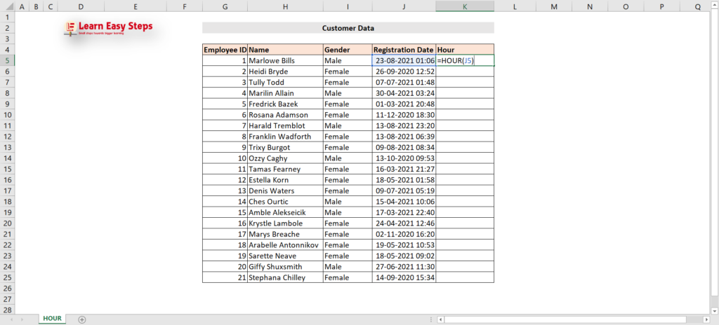 How To Use Hour Function In Excel Learn Easy Steps 4564